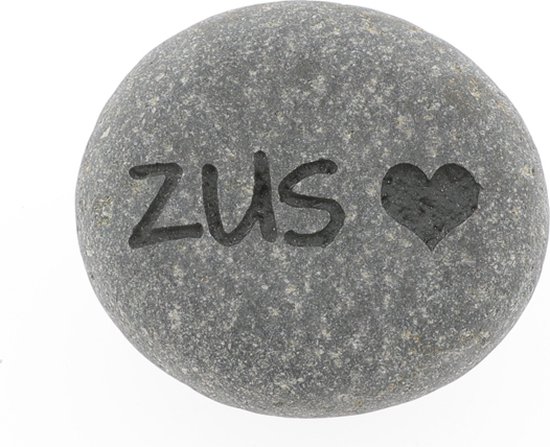 Zus steen - tekst zus in zwerfkei - gebaar van liefde voor je zus | bol