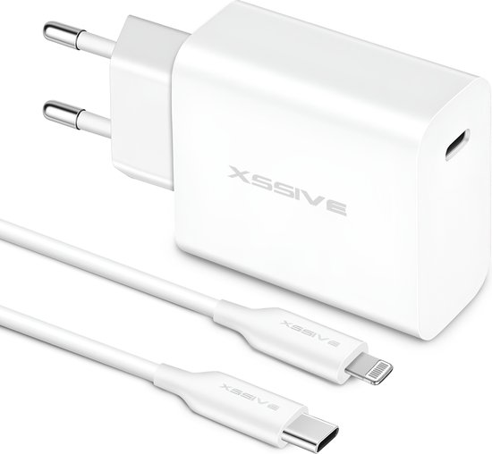 Snel Lader Geschikt voor Apple Lightning, iPhone Snellader - 1 Meter | bol