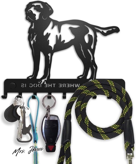 Mrs. Jones Labrador Retriever Sleutelrekje Klein Sleutelhouder Muur ...