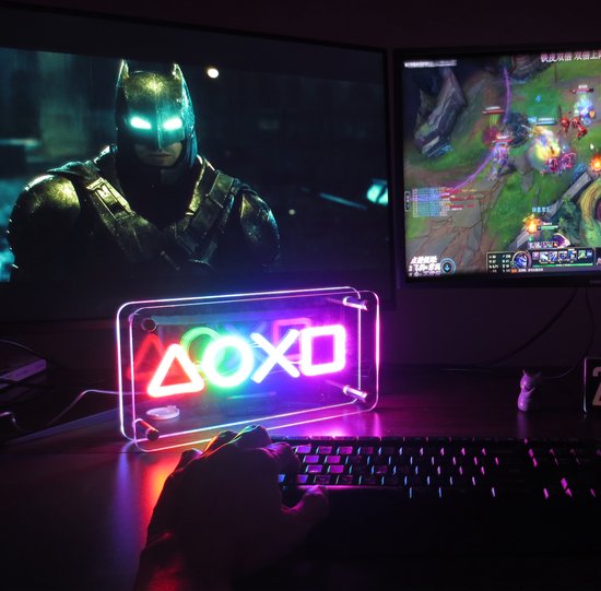 SUMOH Gaming neon lamp - LED verlichting voor game room - Wanddecoratie ...