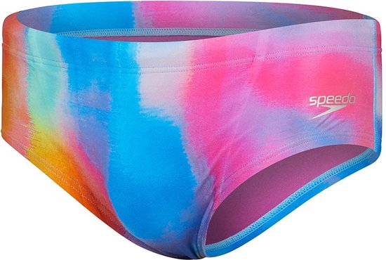 Speedo heren zwemslip 13.5 cm allover print multi III | bol