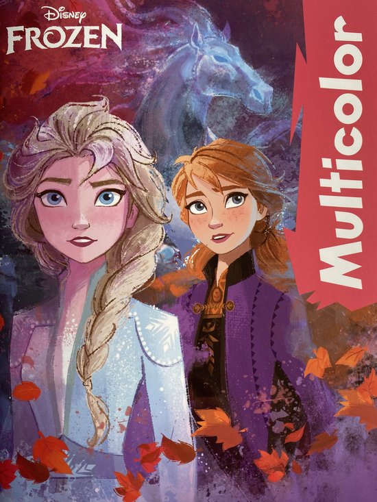 Multicolor Disney Frozen Kleurboek - Betoverende Kleurplaten met Elsa ...