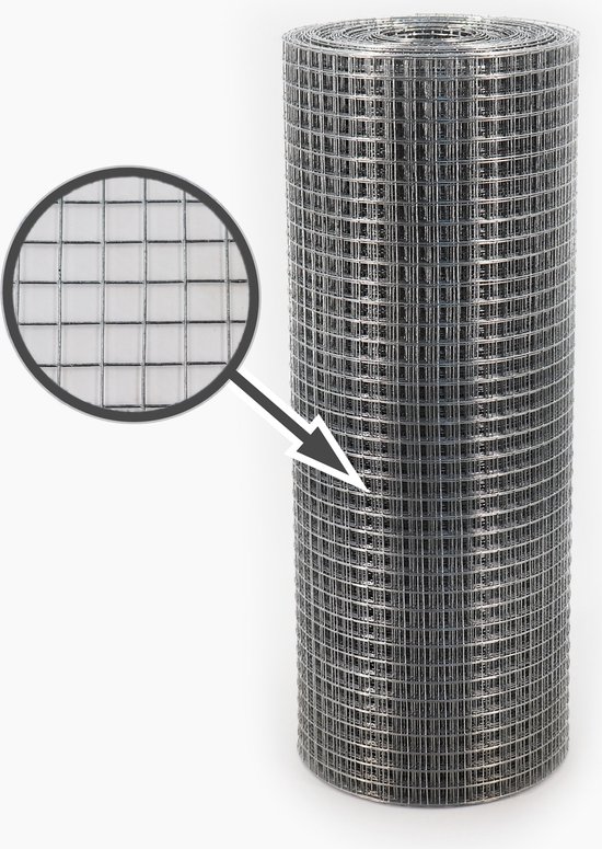 75m x 0,5m volière gaas gaas gelast gaas gaas gaas | bol