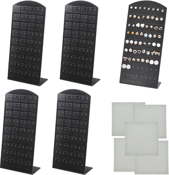 Oorbellen Houder Stand met 72 Gaten - L-Vormige Organiser voor Sieraden ...