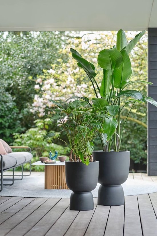 Stijlvolle Bloempot voor Binnen en Buiten met Optimale Waterafvoer en ...