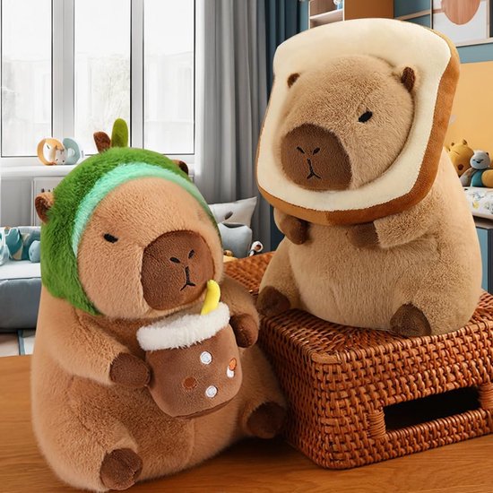 Capybara Knuffel - Capibara Knuffel - Knuffeldier - Speelgoed - Cadeau ...