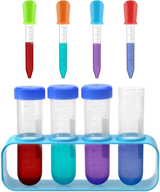 Pipet voor kinderen - 9 stuks - plastic - druppelpipetten - 5 ml ...