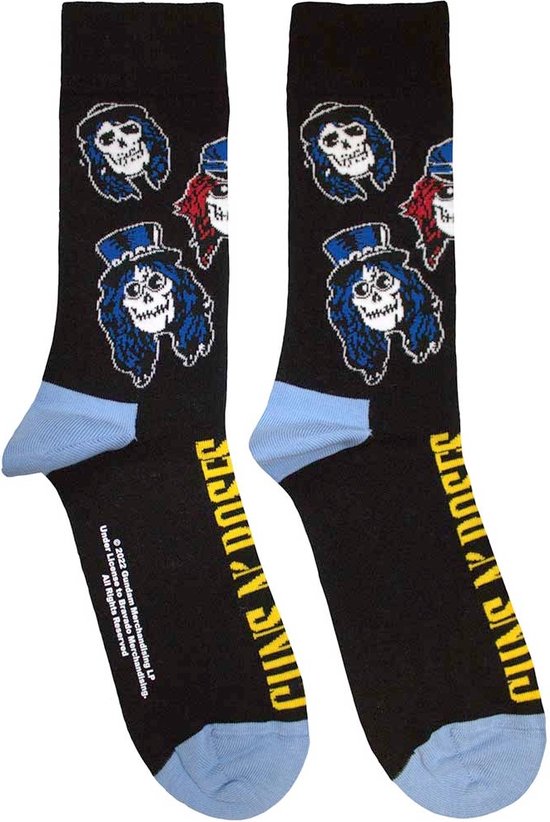 Guns N' Roses - Skulls Band Sokken - Zwart | bol