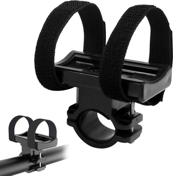 Bicycle Flashlight Holder - Adjustable Front Universal Rotatable Torch ...