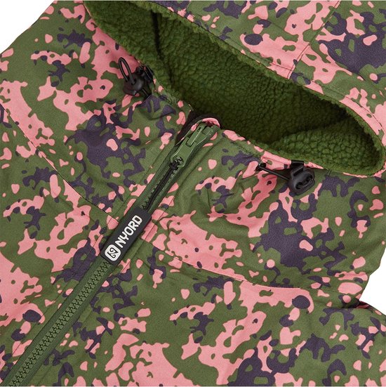 Nyord Sherpa Wol Gevoerd Verandering Robe - Camo Print | bol