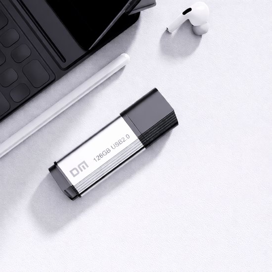 DM USB Stick 128GB - USB 3.2 - 110MB/s - Aluminium | bol