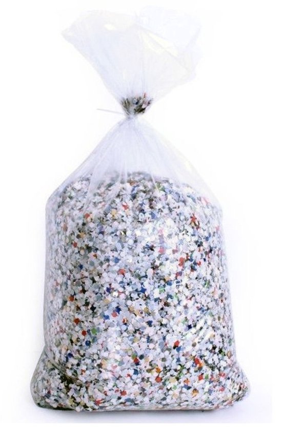 Mega zak confetti multikleuren ca. 25 kg | bol