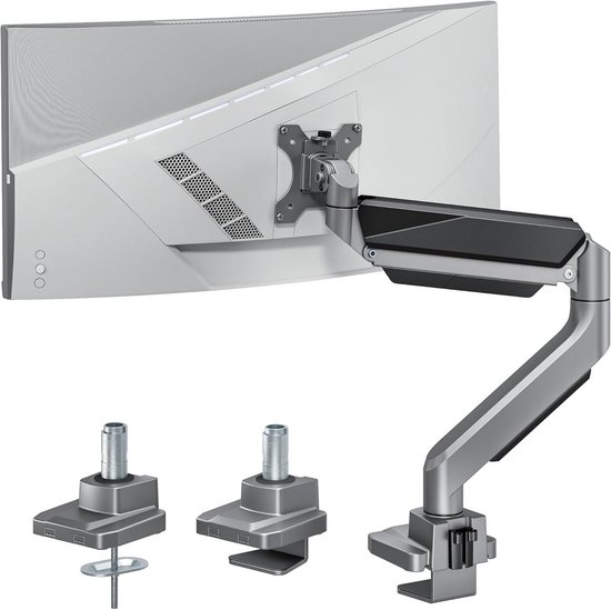 Monitorarm voor 17-45 inch Scherm | In Hoogte Verstelbaar & Kantelbaar ...