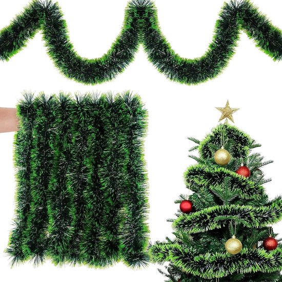 18 meter Groene Kerstslinger van kunststof voor Kerstmis decoratie met ...