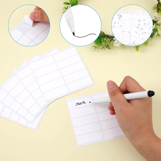 Strijkvrije Kledinglabels - Waterdichte Naamlabels voor Verpleeghuis ...
