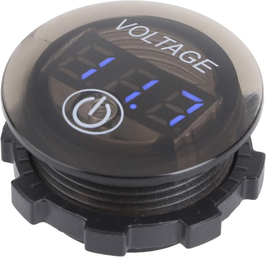 Universele Spanningsmeter met LED Display voor 12-24V Auto, Motor en ...
