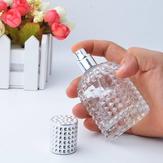 Parfumflessen - Mini parfumflesjes - 50ml - Glas - Parfum Flesje ...