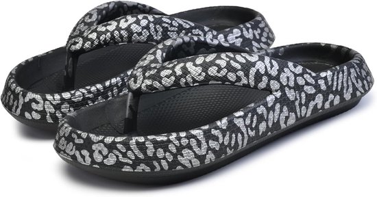 Comfortabele Luipaard Teenslippers voor Heren en Dames met Zachte ...
