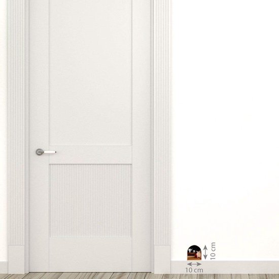 Muursticker 3D Optische Illusie - Wanddecoratie Gat Effect Realistisch ...