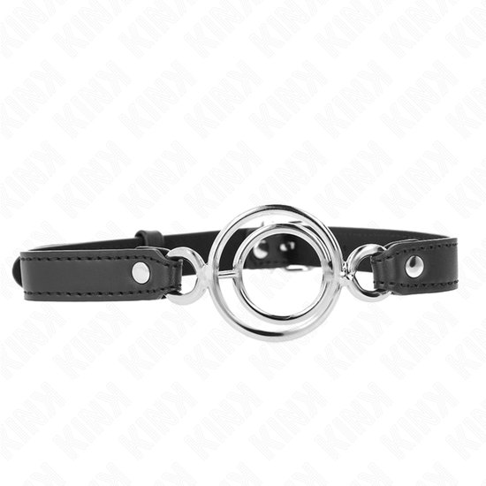 Kink - Gag With Multiple O-Rings 5 Cm Black 63 X 2.5 Cm | bol