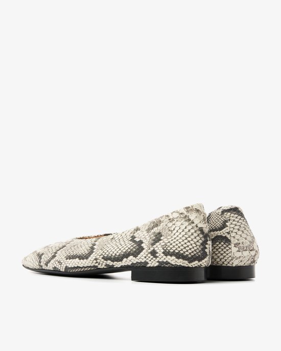 VIA VAI Lou Emmy Ballerina Dames - Leer - Beige - Maat 38 | bol