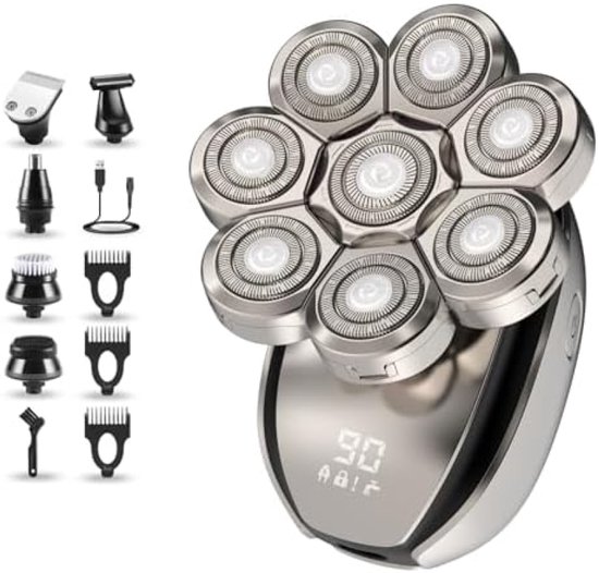 Elektrisch scheerapparaat voor heren - 6-in-1 multifunctionele tondeuse ...