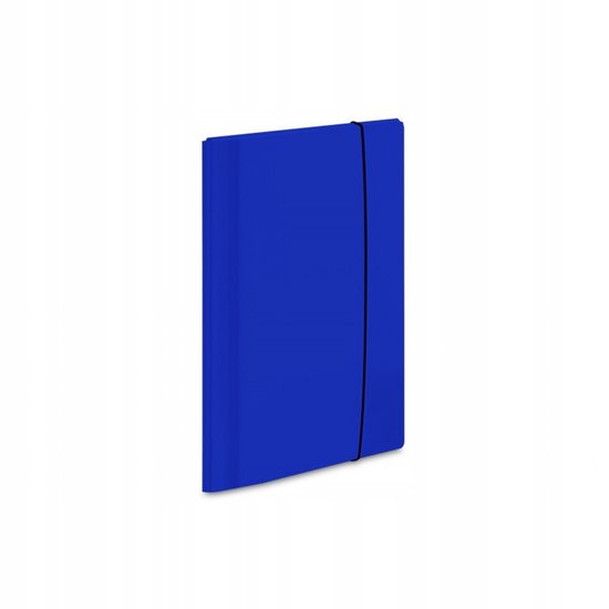 Blauwe Kartonnen Map met Elastiek - A4, 20mm rug | bol