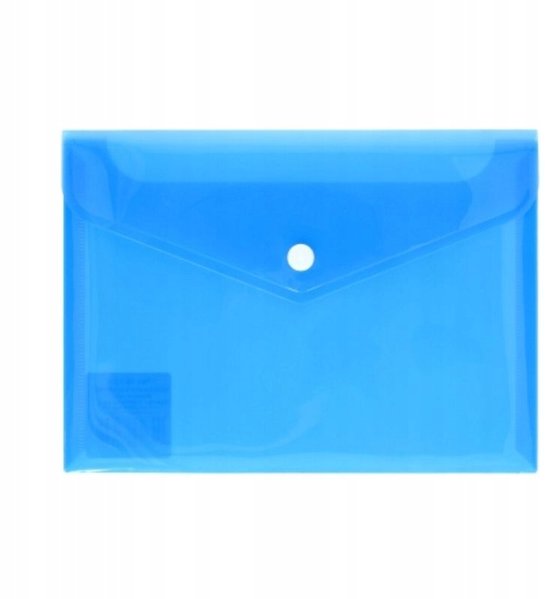Biurfol A5 Mapje Blauw met Drukknop | bol