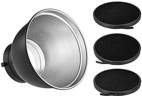 7 inch Standaard Reflector Diffusor met Honingraatroosters voor Studio ...