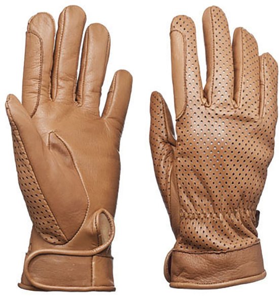 Lexhis Ventilated Leather Handschoenen Bruin M Man,Vrouw | bol