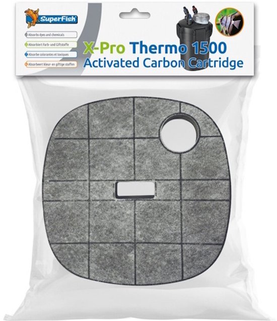 SuperFish X-Pro Thermo 1500 Carbon Cartridge | bol