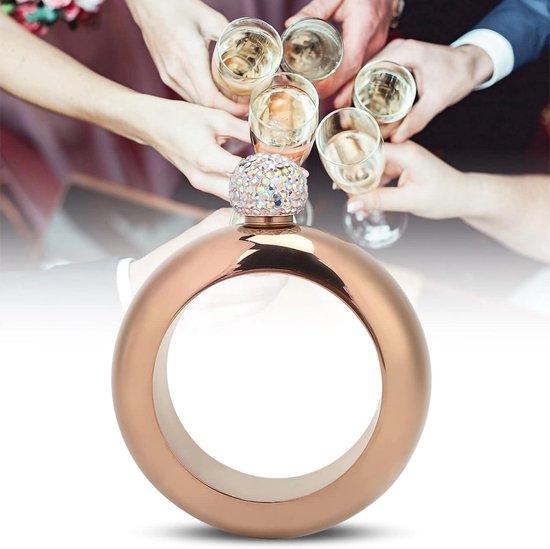 Allecto plus - Roestvrij Staal Armband Kruik voor Wijn en Alcohol ...