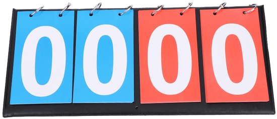 Scoreboard Score Counter 2/3/4 Digit Tabletop Flip Scoreboard Number ...