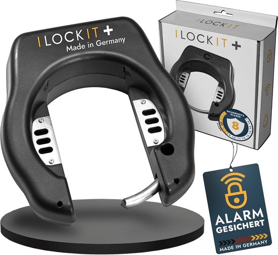 Slim Bluetooth fietsslot met alarm | Automatisch frameslot | Bedien via ...