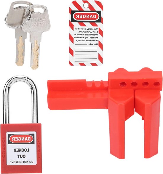 Lockout Tagout Lock Kit - Duurzaam hangslot met verstelbare ...