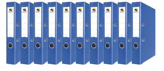 Mapjes met hendel A4 55MM, 10 stuks, blauw | bol