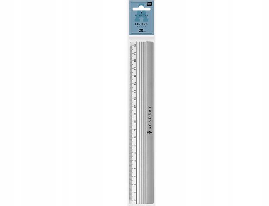 Aluminium Liniaal 20 cm - School & Geometrie | bol