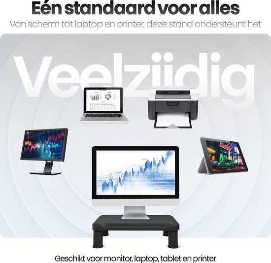 Phreeze - Monitor Verhoger - Monitorstandaard - Verstelbaar in 3 ...