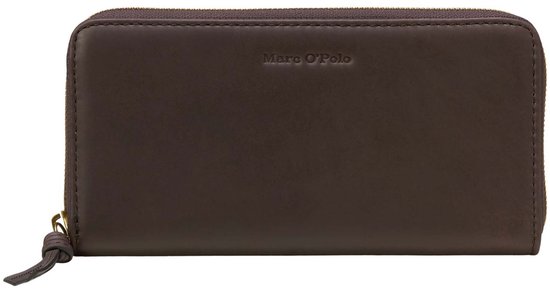 Marc O'Polo portemonnee Finja Combi Wallet Dark Earth donkerbruin | bol