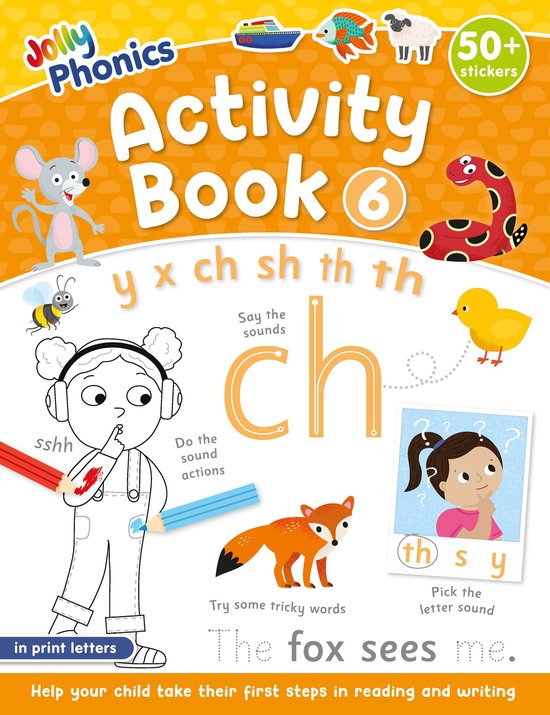 Jolly Phonics Activity Books, set 1-7 Updated Edition- Jolly Phonics ...
