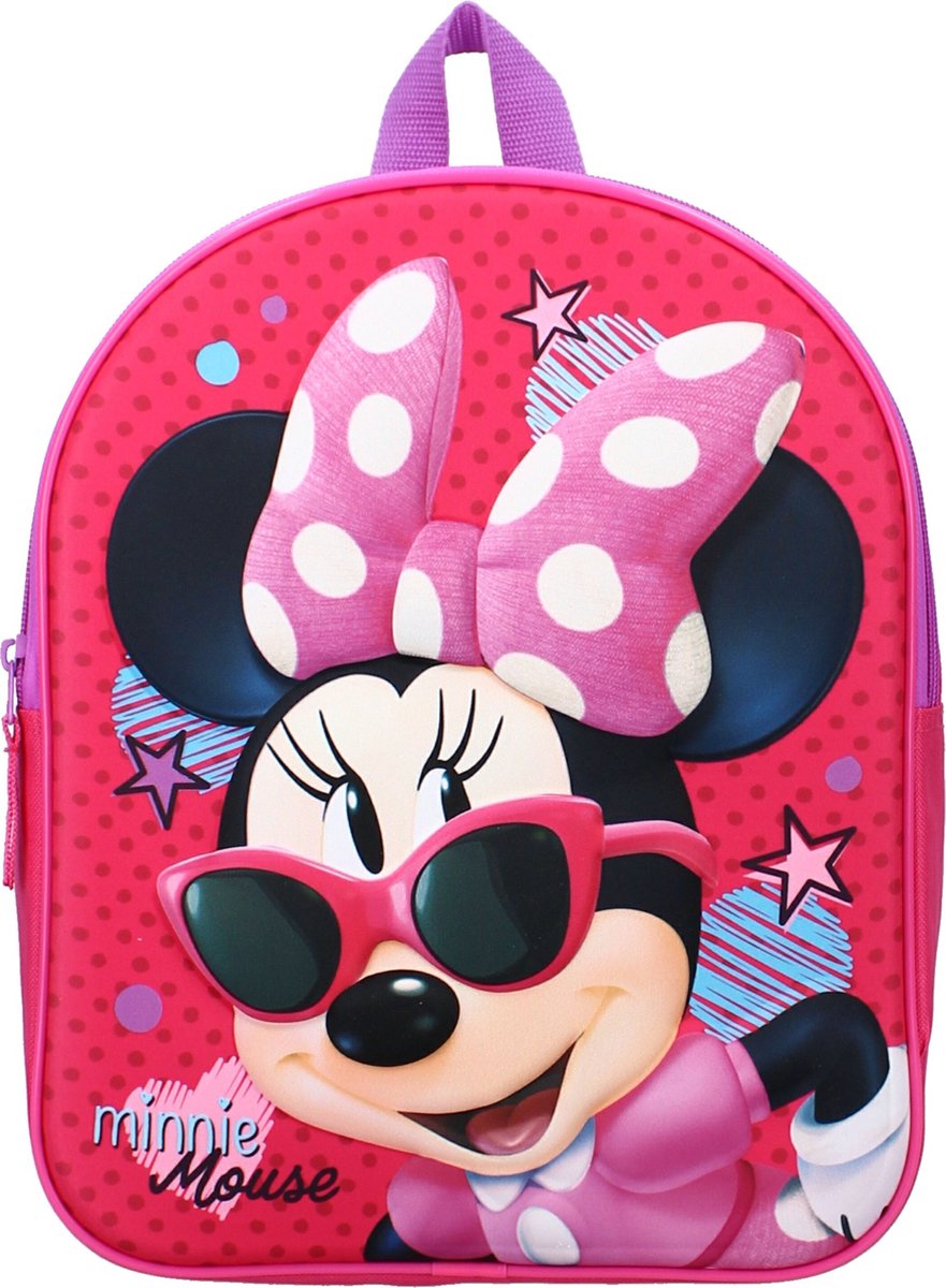 Sac à dos Minnie Mouse Friends Around Town (3D) 2 à 10 ans - Rose | bol.com