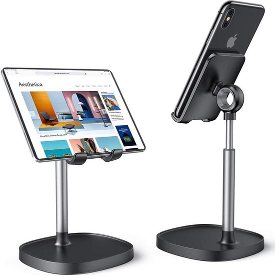 Igoods Telefoon Statief - Bureauhouder - Telefoonhouder - Tablethouder ...