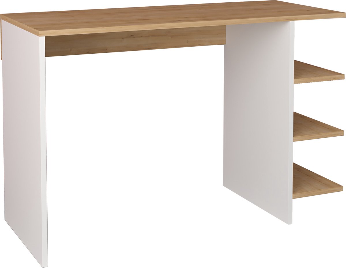 VCM Houten Bureau Computer Tafel Werktafel Kantoortafel Denkas Houten ...