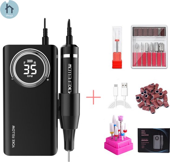 Nagelvijl Electrisch - Nagelfrees Elektrische - Nagelfrees Draadloos ...
