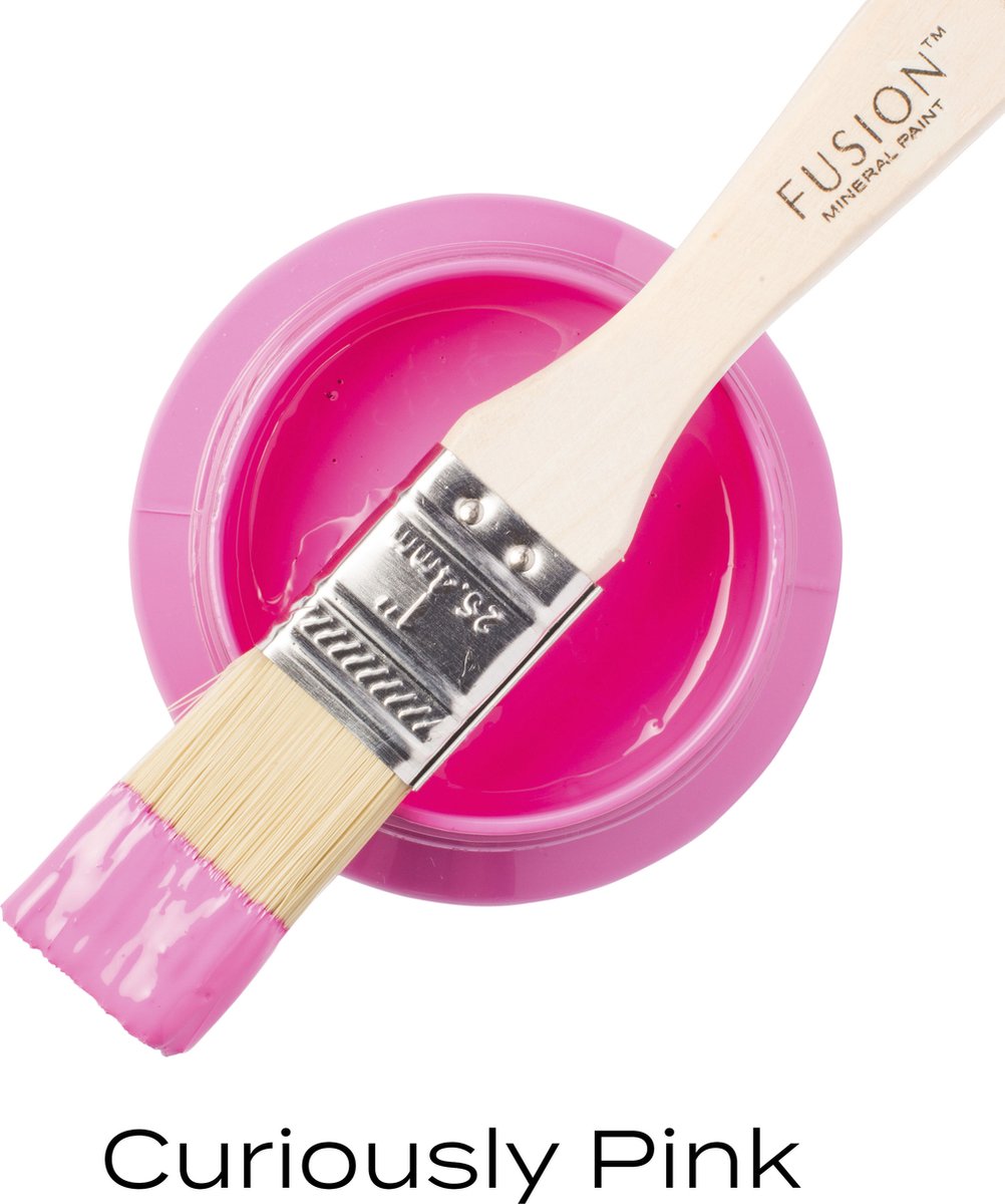 Fusion mineral paint - meubelverf - knal roze - acrylverf - cureiously ...