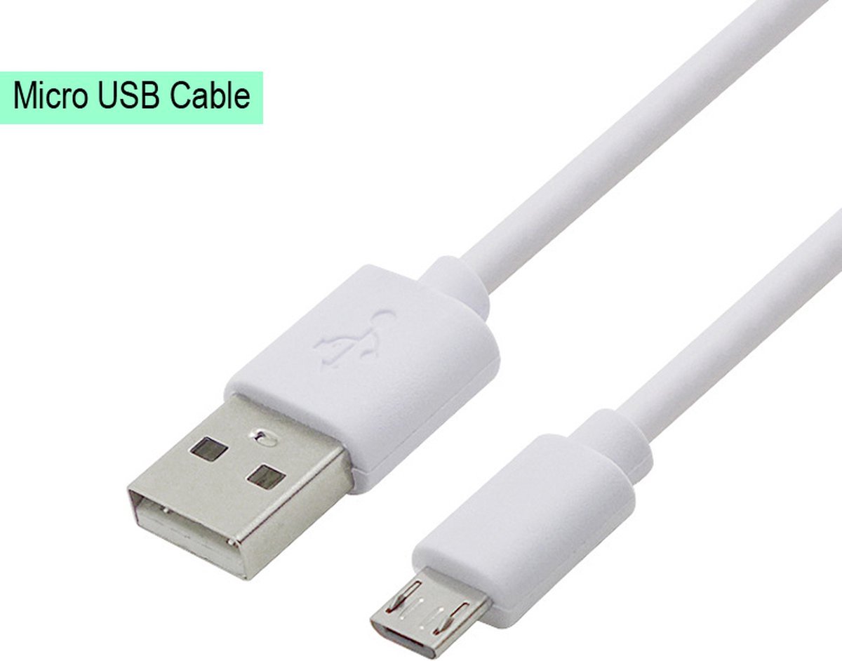 Vastiq Power® - Micro USB Data- en Laadkabel - 5.0A Snellader Kabel 2 ...