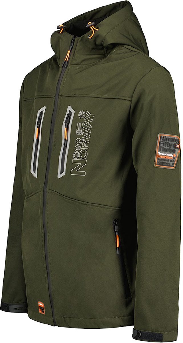 Geographical Norway Softshell Jas Heren Trevar Khaki - XL | bol.com