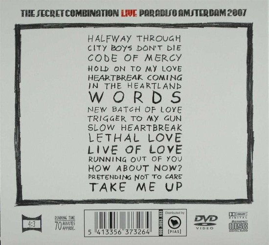 Secret combination - live At Paradisio (DVD), Secret Combination ...