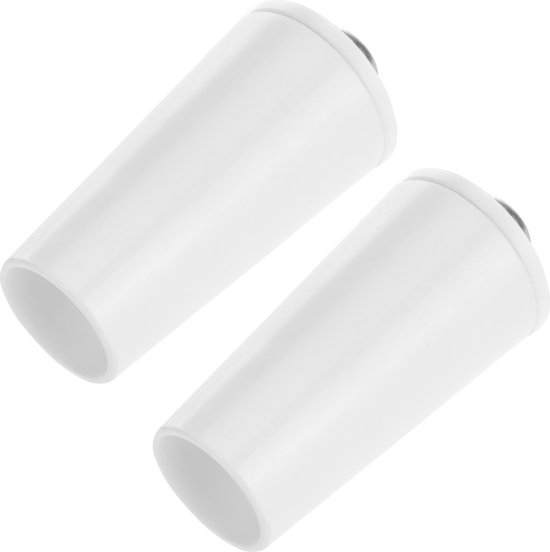 PrimeMatik - Blinde stop van 40 mm in wit | bol