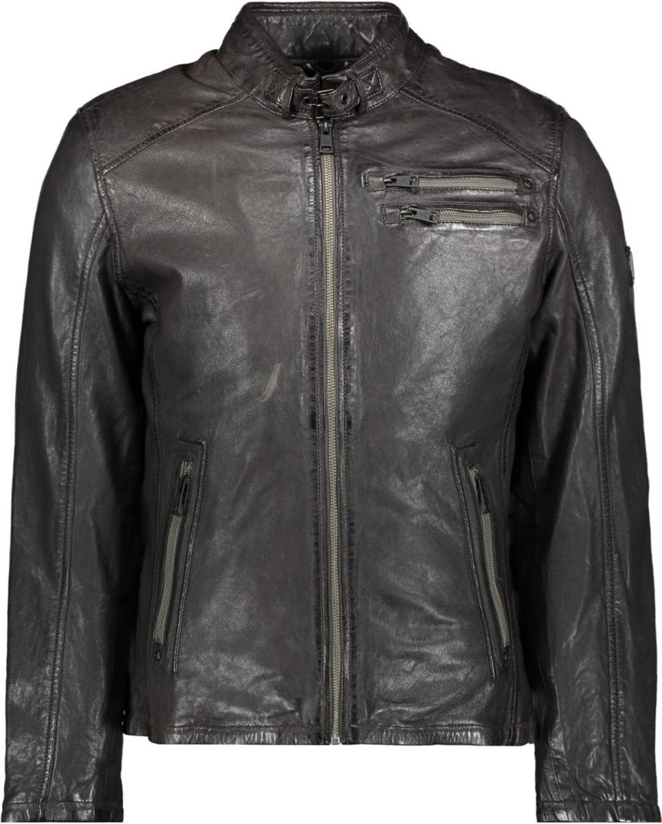 Donders Jas Leather Jacket 52310 551 Rustic Brown Mannen Maat - 54 ...